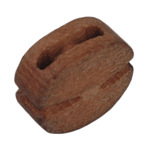 Universal fit Single Sheave Block wooden set (5.0 mm) - Master Korabel